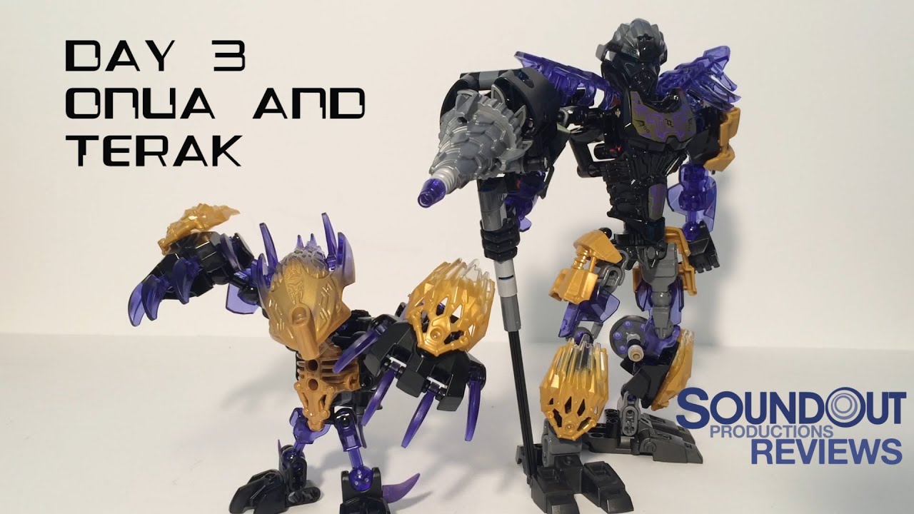Onua Uniter of Earth and Terak Creature of Earth Review [Bionicle Week ...