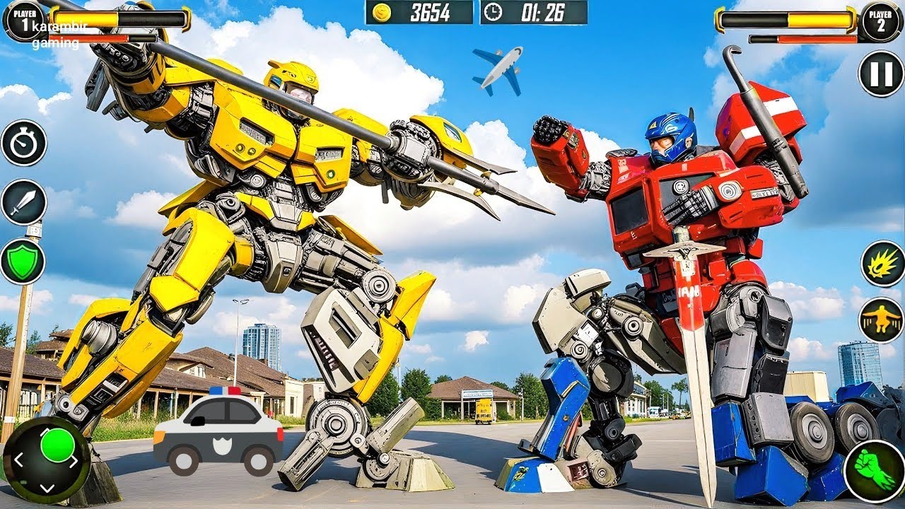 Fighting Robot Jet & Car Transformation Game 2026 New Update in City ...
