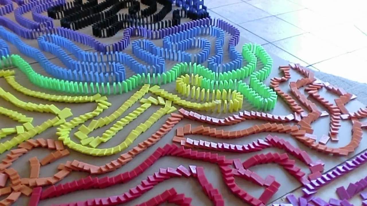 The Ramp: An insane Domino Path - YouTube
