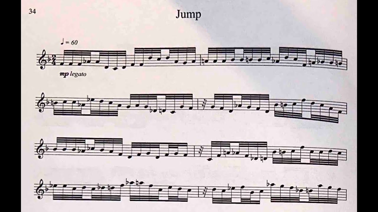 Sam Sadigursky: Jump (Clarinet in Bb) - YouTube