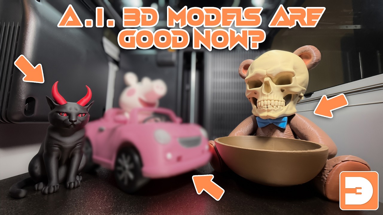 A.I. generated 3D prints are good now? - YouTube
