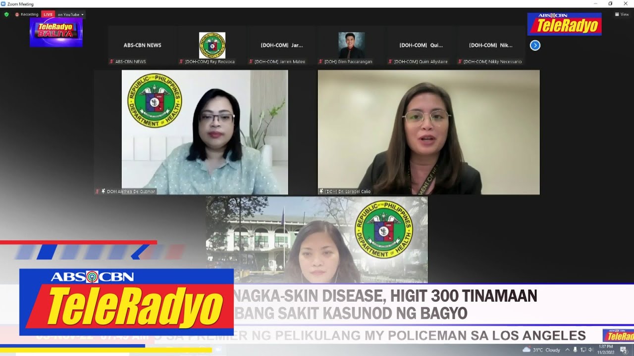 DOH: 16 evacuees nagka-skin disease, higit 300 tinamaan ng iba't ibang ...