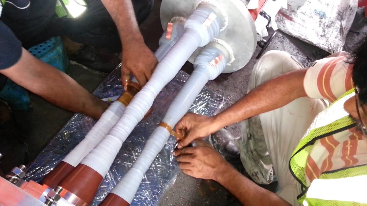 Oil filled cable joint at KL. - YouTube