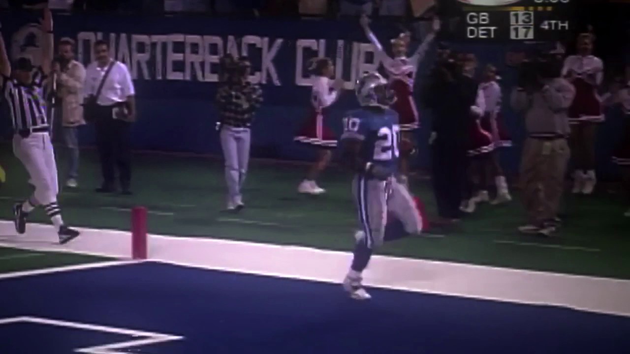 Barry Sanders NFL Career Highlights! - "Unstoppable" - YouTube