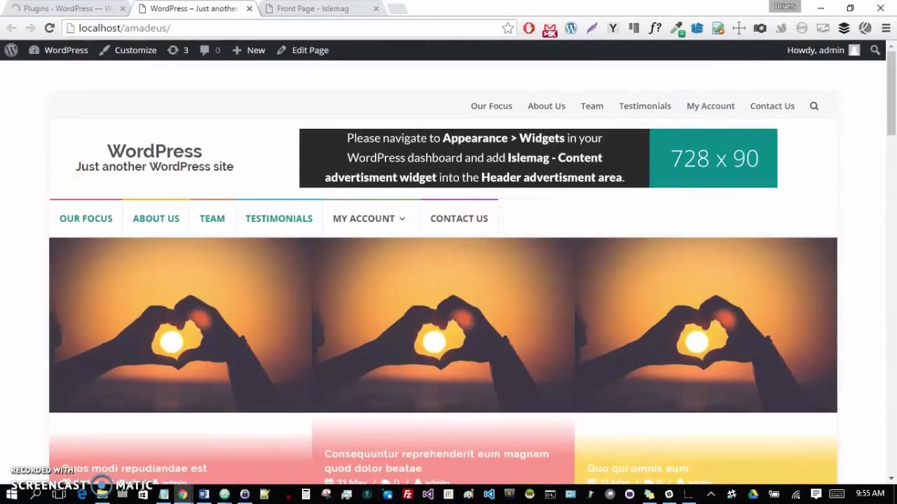Как настроить тему wordpress Islemag - YouTube