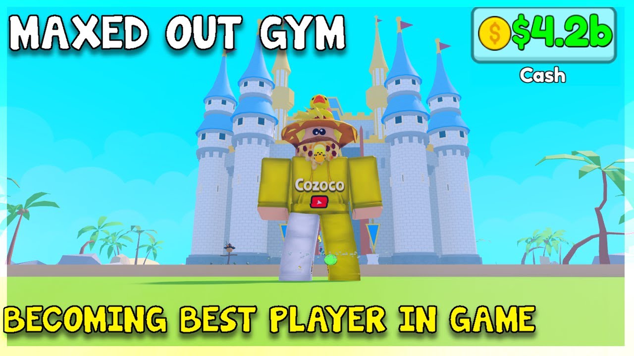 MAXED OUT GYM! BEST PLAYER - Noob to Master in Gym Tycoon Roblox - YouTube