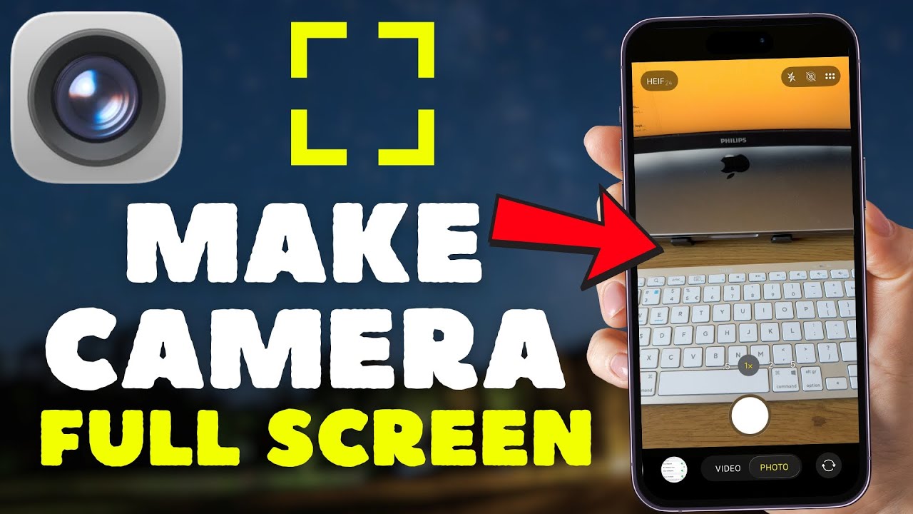 How to Make iPhone Camera Full Screen Permanently (2026) - YouTube