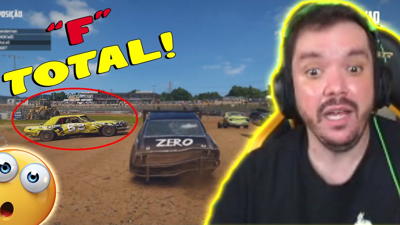 GAULES SÓ QUERIA CHEGAR NO ATÉ O FIM DA CORRIDA COM O CARRO INTEIRO ...