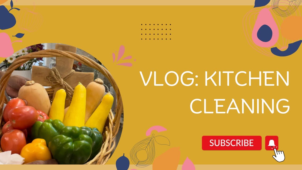 Vlog: Kitchen Cleaning - YouTube