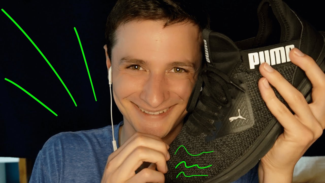 ASMR | Tingly Shoe Mesh & NO TALKING | Shoe Sounds 👟 - YouTube