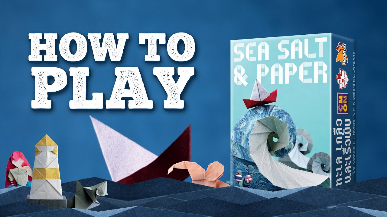 [วิธีเล่น] SEA SALT & PAPER ทะเลเกลือและเรือพับ - How to Play Sea Salt ...