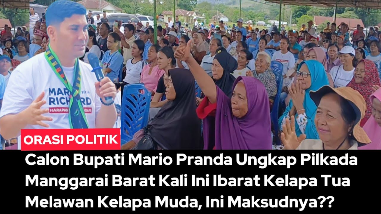 Orasi Politik Calon Bupati Mario Pranda Sebut Pilkada Kali Ini Ibarat ...