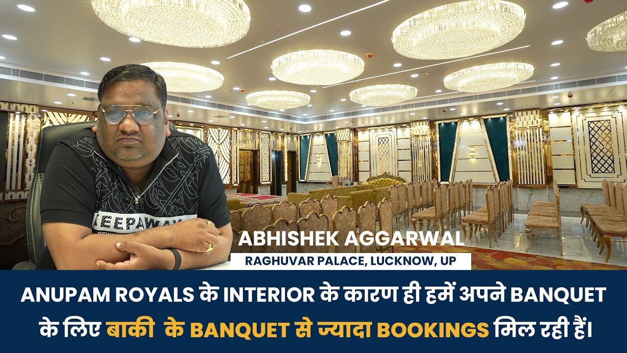 "Raghuvar Palace's ( Lucknow, U.P ) Stunning Banquet Interior by Anupam ...