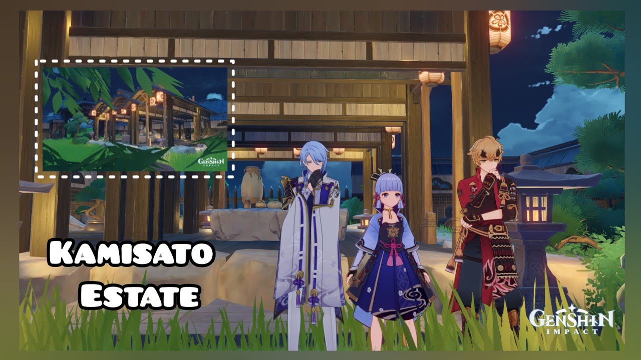 Recreated the KAMISATO ESTATE! (Teapot Showcase) #genshinimpact - YouTube