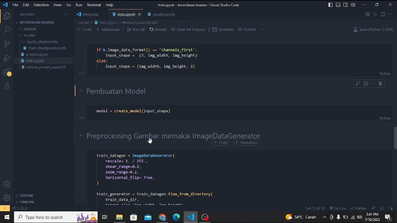 Klasifikasi gambar mobil dengan metode CNN - YouTube