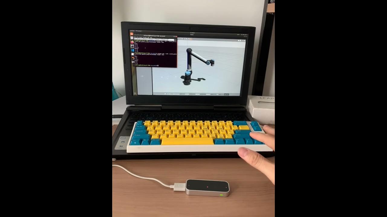 Teleop Control Universal Robot UR10e using Leap Motion Controller - Gazebo Simulation - YouTube