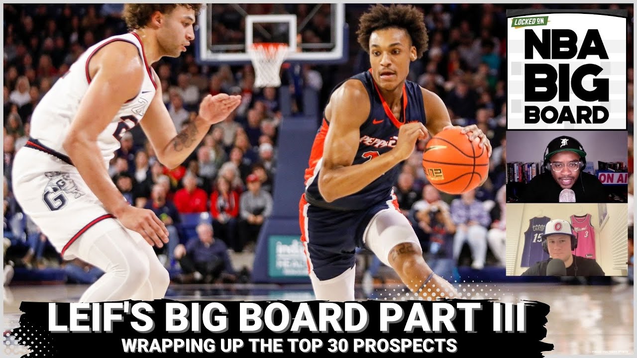 NBA Draft Board: Leif Thulin's Top NBA Prospects: 21-30 - YouTube