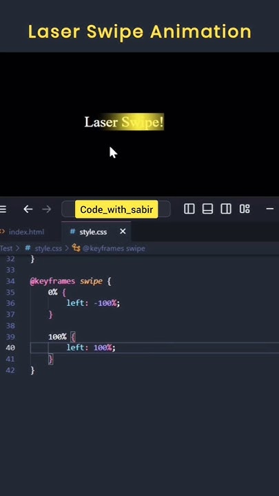 #leser #swipe #htmlcss #javascript #webdevelopment #coding #cssanimation #cssattribute # ...