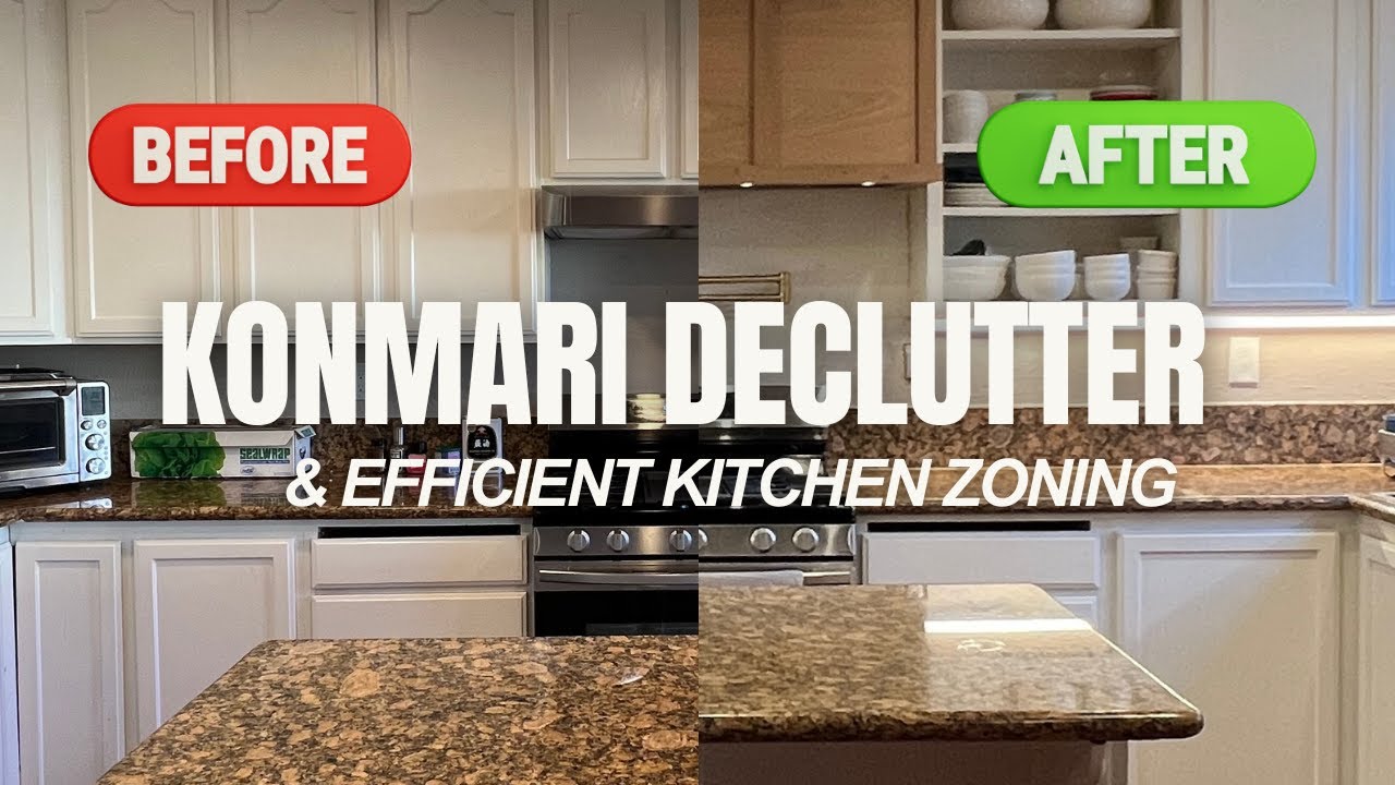 KonMari Kitchen Declutter & Organization | Work Triangle & Zoning for ...