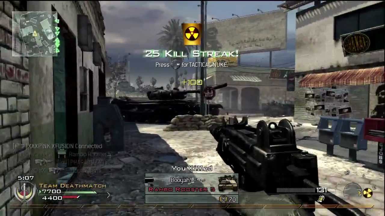 MW2 - Nuking with that MINI-UZI - YouTube