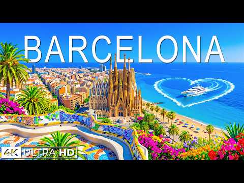 Barselona 4K Drone Görüntüleri | Sagrada Família, Sahil ve Şehrin Muhteşem Manzaraları