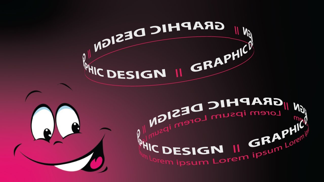 Cylinder Warp Text Effect In Illustrator | Cylinder Text Effect - YouTube