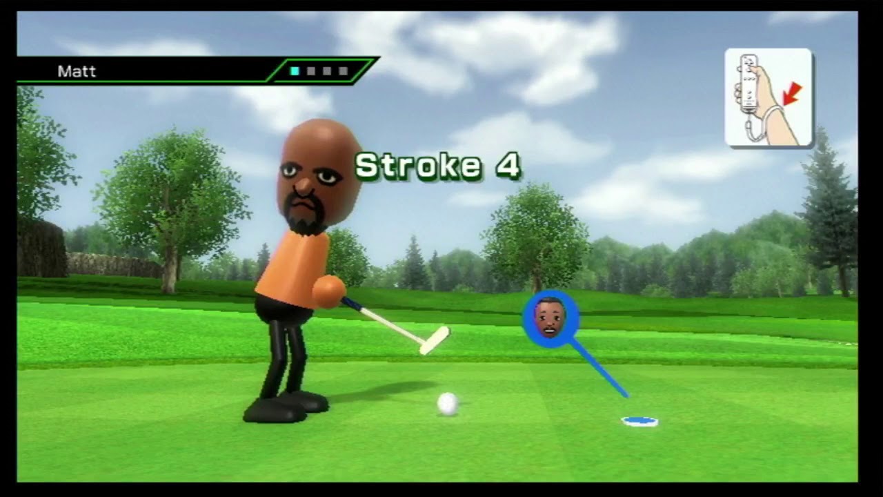 Wii Sports Golf Naz vs Shinnosuke vs Matt vs Pierre - YouTube