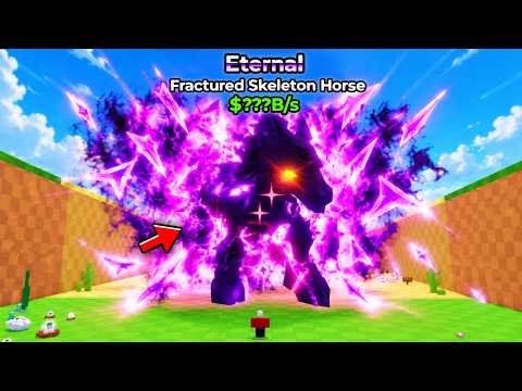 I Stole my BIGGEST ETERNAL SKELETON HORSE in Steal an Egg (Roblox)