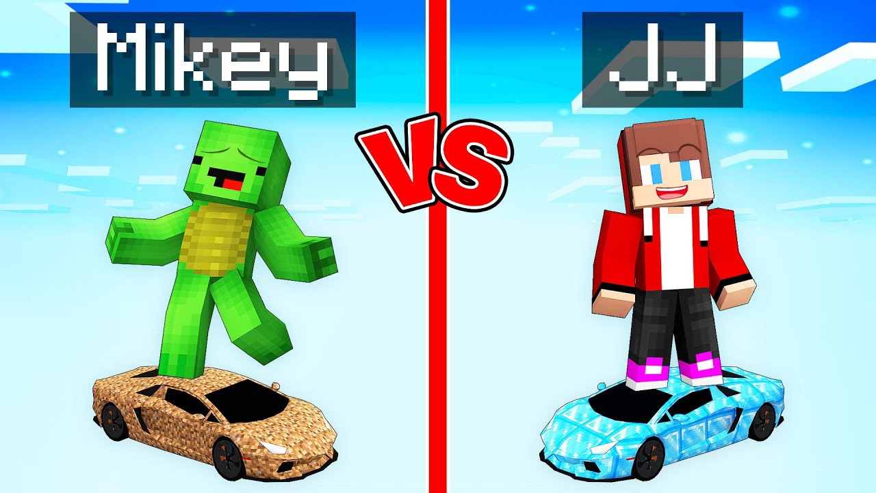 Mikey POOR vs JJ RICH One Car Survival Battle in Minecraft (Maizen) - YouTube