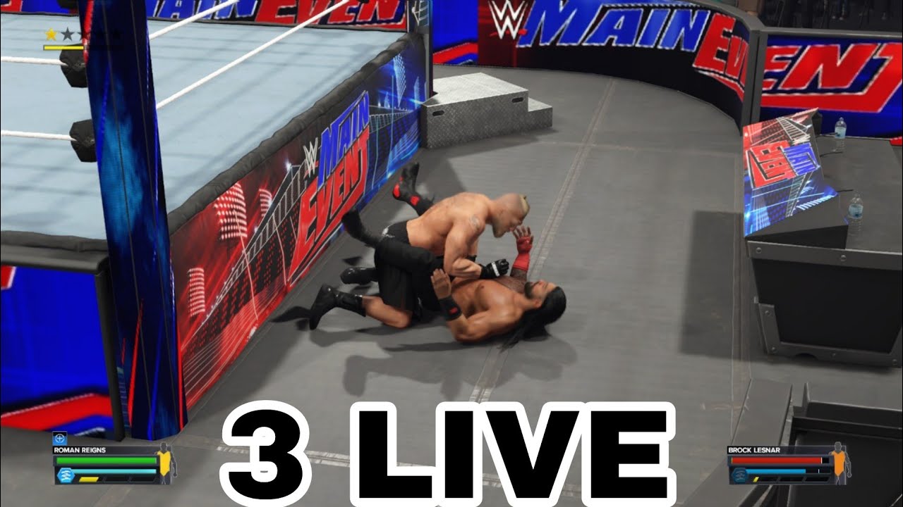 WWE2K23 ROMAN VS BROCK EXTREME RULES LIVE 3 (JAN 22 2025) - YouTube
