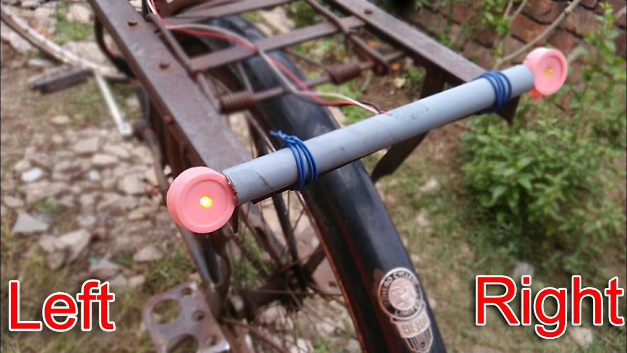 How To Make Bicycle Left Right Indicator YouTube How To Make Bicycle Left Right Indicator YouTube