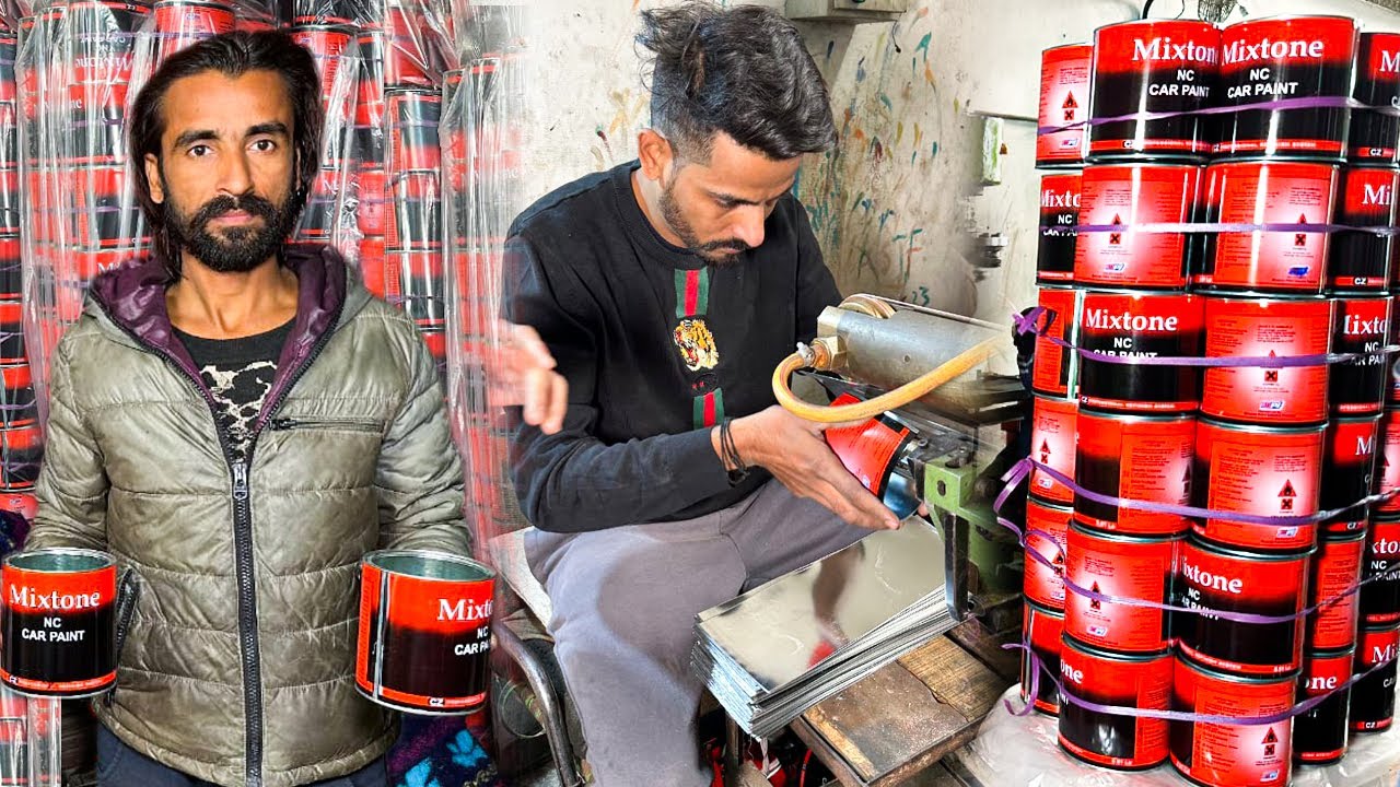 incredible Process of Mass Producing Paint Canisters | How Paint ...