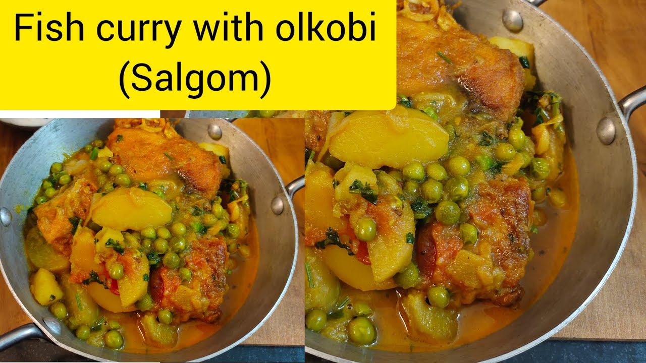 Fish curry with olkobi (salgom) | Tasty recipe | Pori's kitchen recipe ...