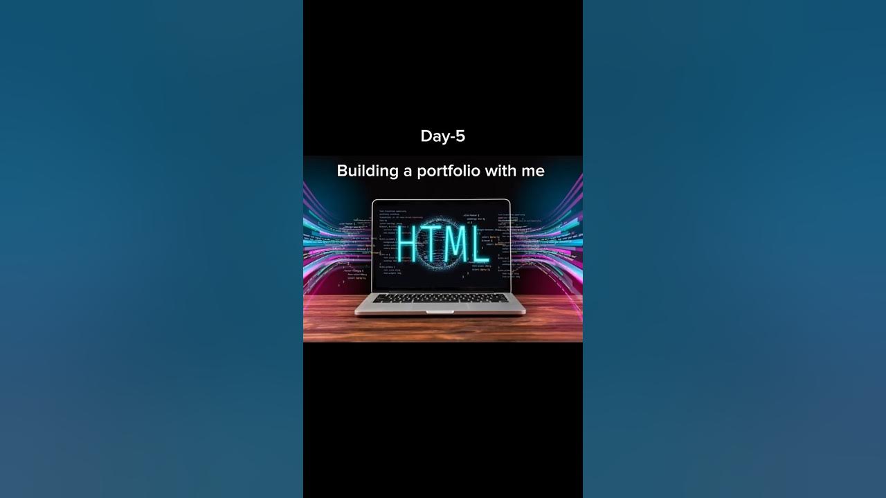 Day-5 Building a portfolio with me by using HTML #music #frontendchallenge #html #htmleditor # ...