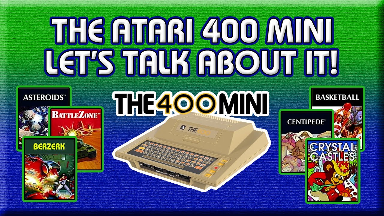 The ATARI 400 MINI - Is it Worth Getting? Can You Add Games to It? Let ...