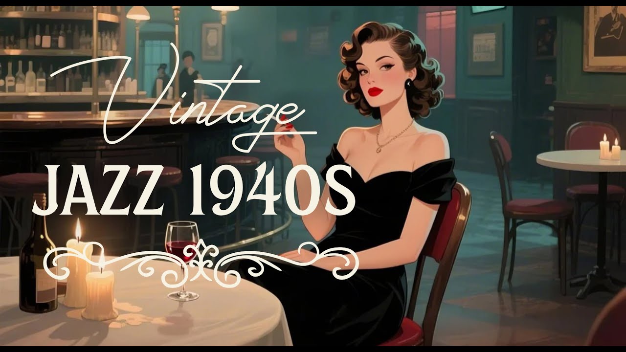 Vintage Jazz Bar [1940s, Big Band, Old Jazz] Lounge, Retro] The Charm ...