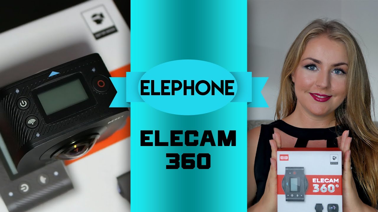 Elephone Elecam 360 Review - Action VR Camera for $100 (English) - YouTube