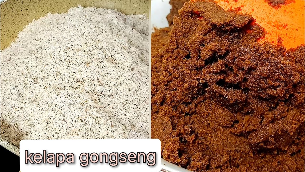 Begini Cara Membuat Kelapa Gongseng Serbaguna - YouTube