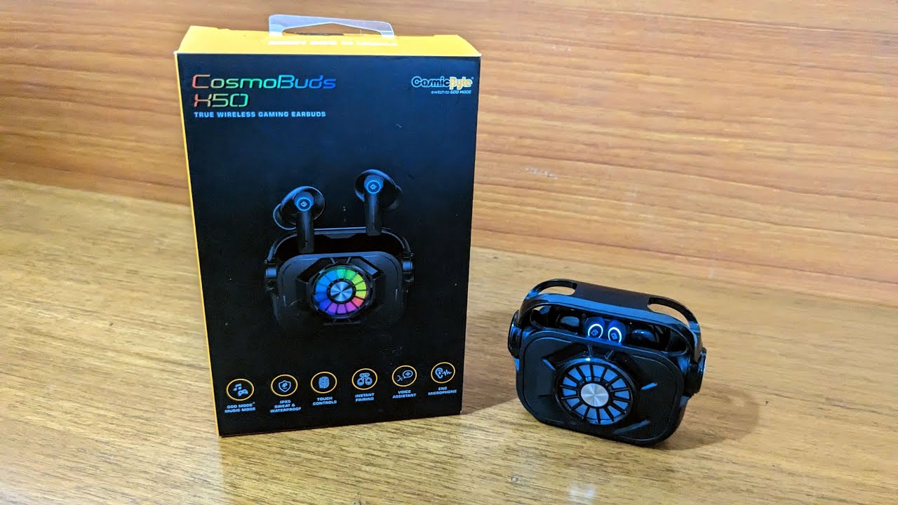 Cosmic Byte CosmoBuds X50 True Wireless Earbuds (TWS), BT 5.3, 40ms ...