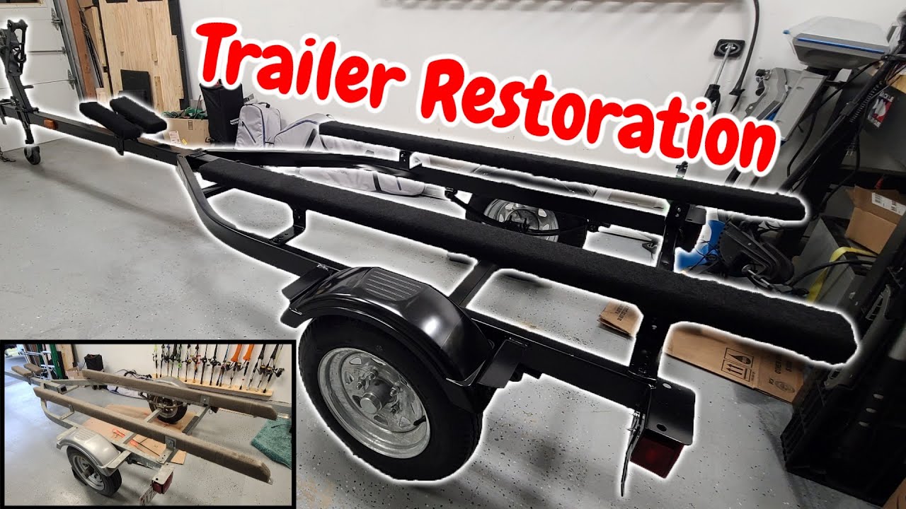 Restoring My Jon Boat Trailer: A Step-by-Step Transformation - YouTube
