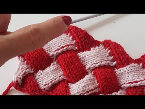 Entrelak Örgüde Kesme İşi/ Cast off Entrelac Knitting