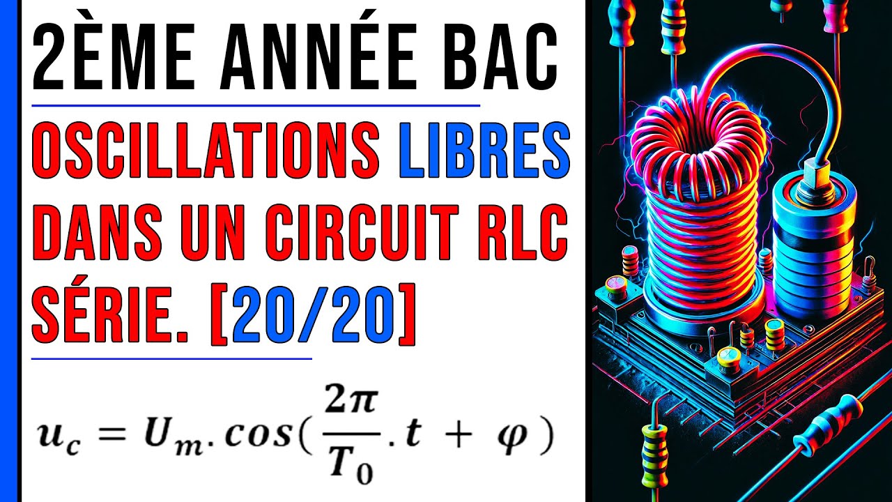 Oscillations libres dans un circuit RLC série (Exercice 1/8) (Partie 1 ...