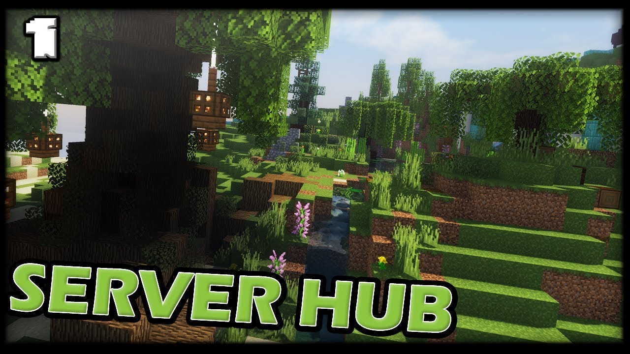 Let's Build a Server Hub in MINECRAFT 1.13 [TIMELAPSE] #1 ft. Archelaus ...