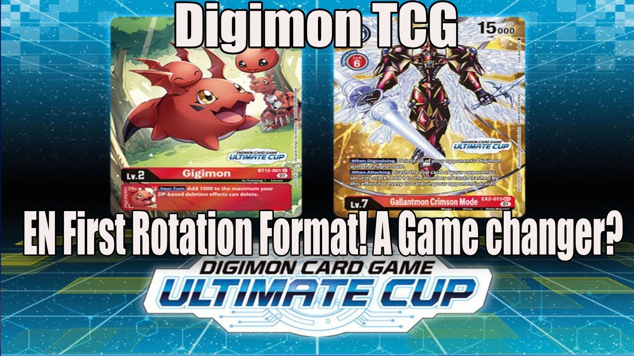 Digimon TCG First Rotation Format in English side! Breath of fresh air ...