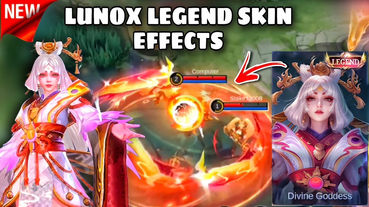 LUNOX LEGEND SKIN OFFICIAL EFFECTS, VOICE LINES & ENTRANCE ANIMATION!🔥 ...
