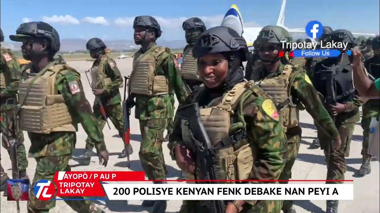 Flash! 200 Polisye kenyan fenk debake nan peyi a pou vin ranfòse lapolis la dechouke gang # ...