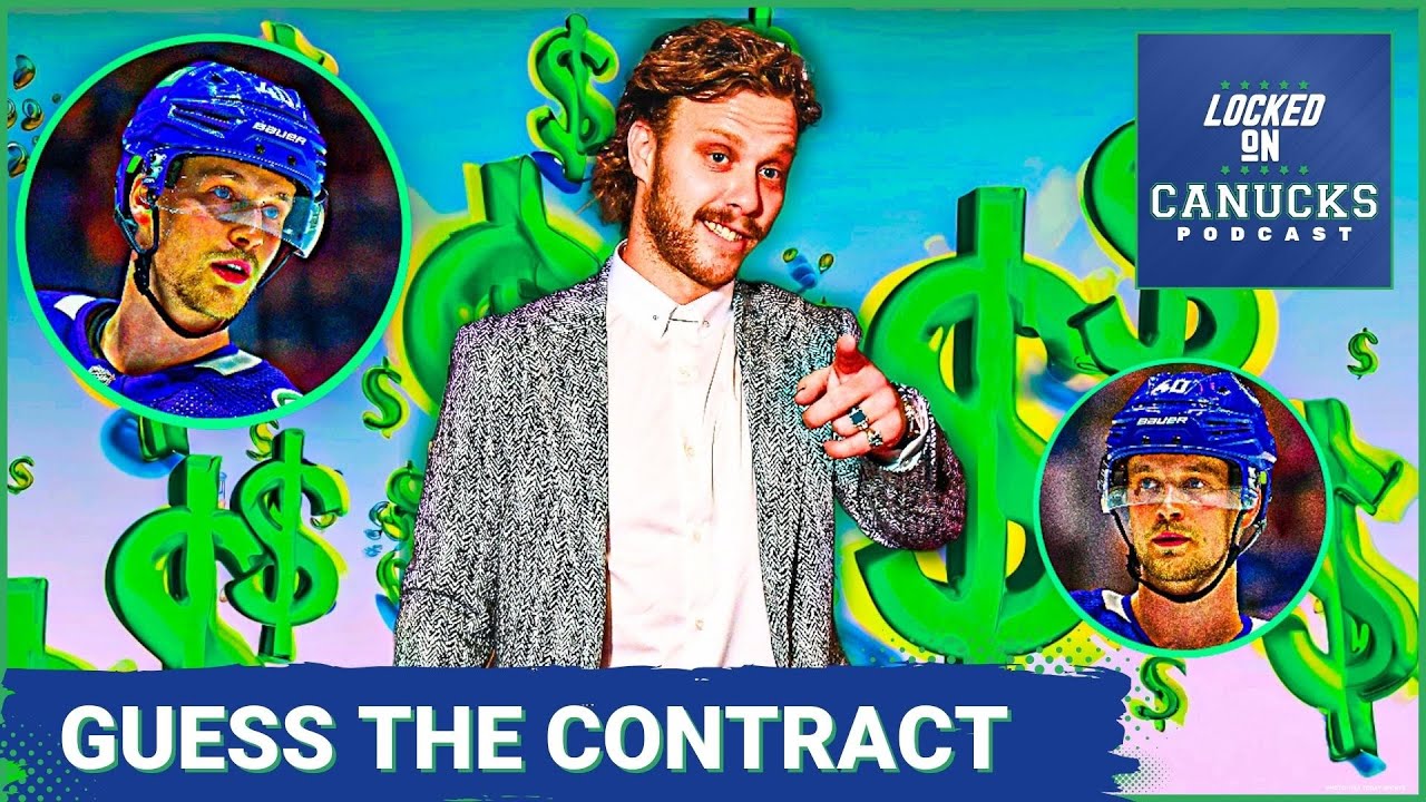 Does Elias Pettersson Get David Pastrnak MONEY? + Vancouver Canucks ...