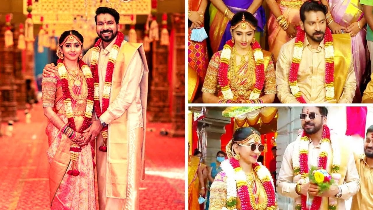 Run Serial Rudhran(vijith)Wedding Stills colection With Bride vidhya ...