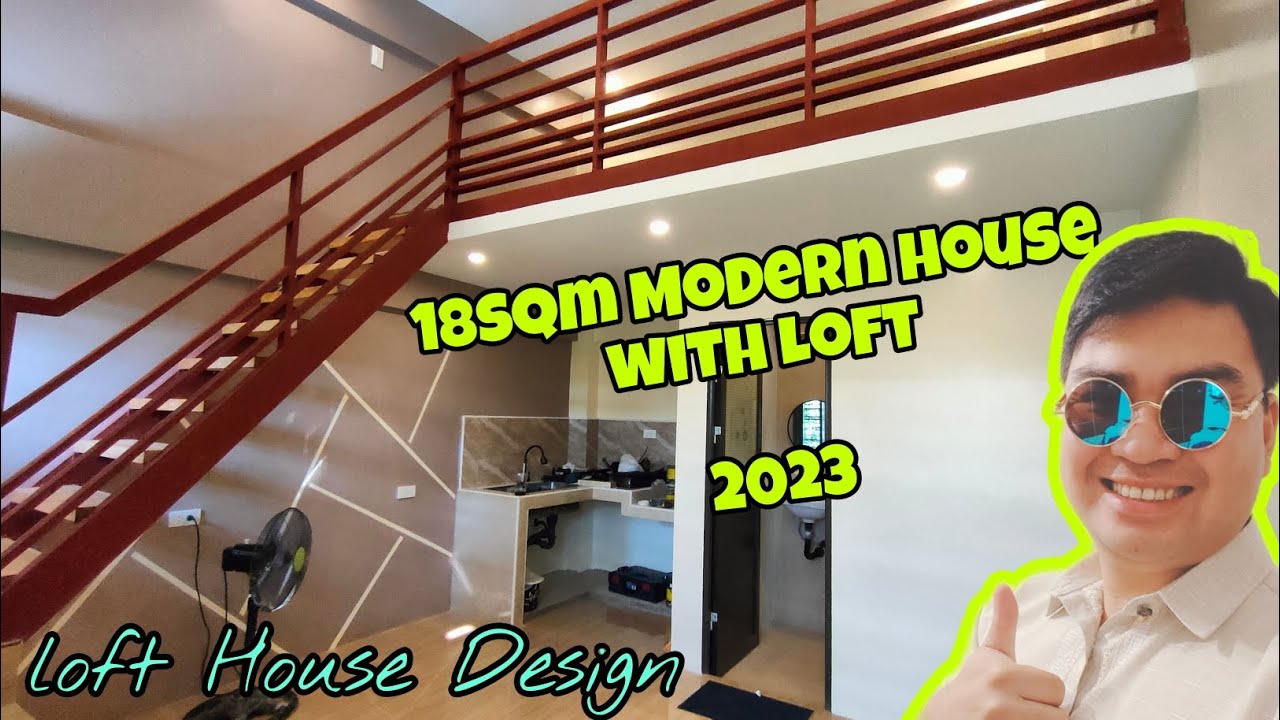 18sqm Modern House with Loft | Episode 2 | Loft House Design - YouTube
