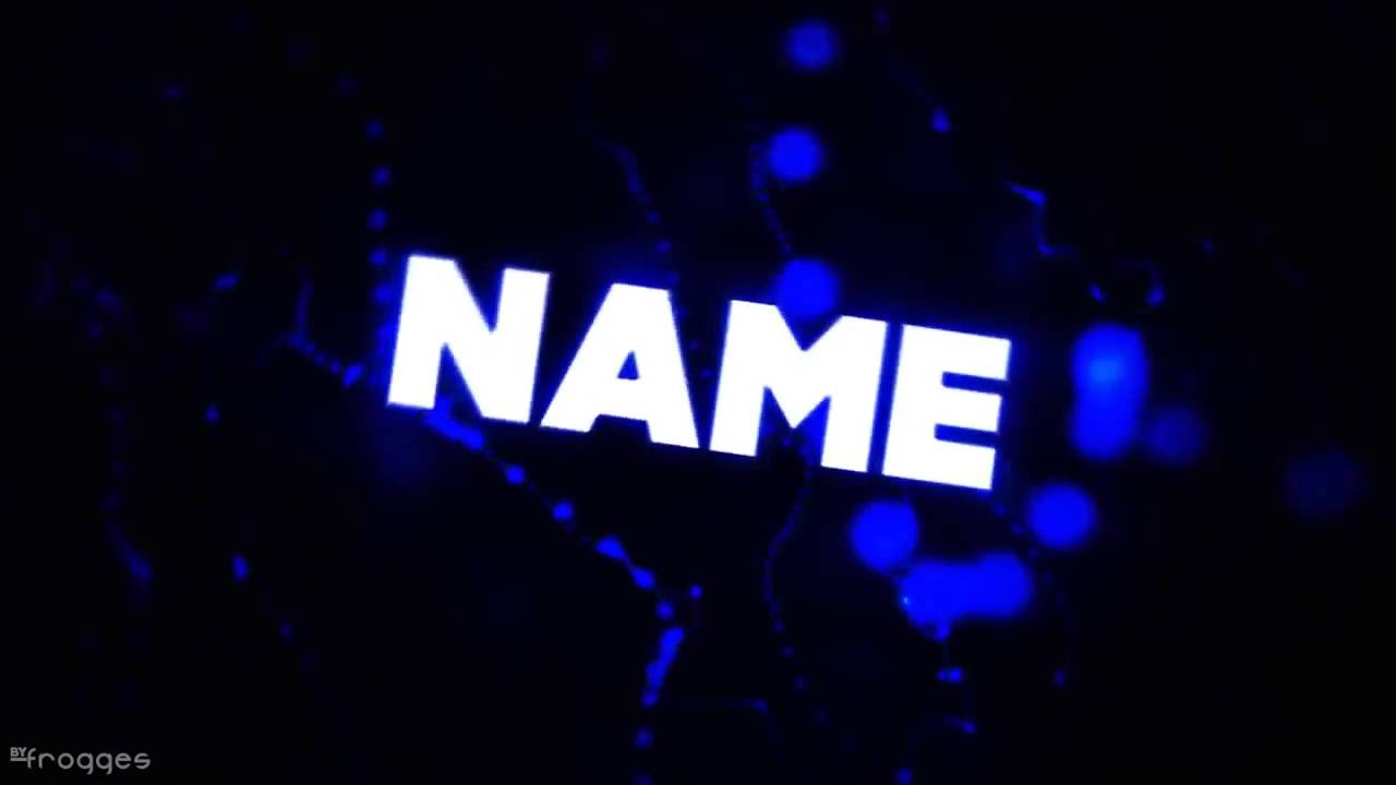 FREE BLUE Intro Template #7 Sony Vegas Pro - YouTube